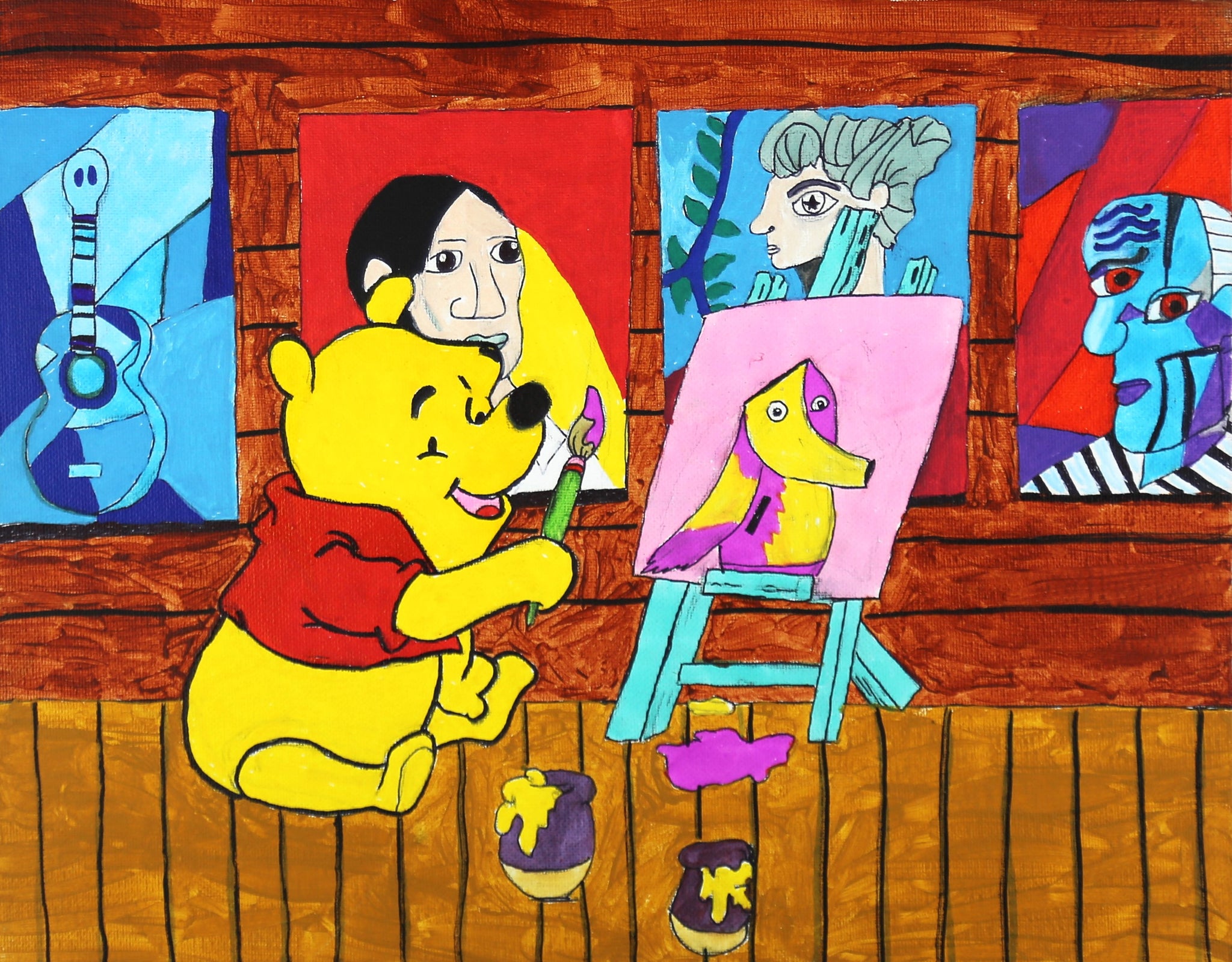 Picasso Pooh Bear – H*Art Gallery
